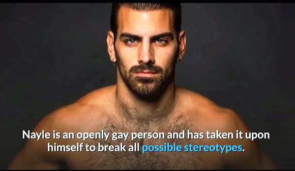 【セレブ+Nyle DiMarco】毛深いですね。この毛がセクシーなんですかね。ファッションモデルだと思われます『45人の有名なゲイセレブ ...